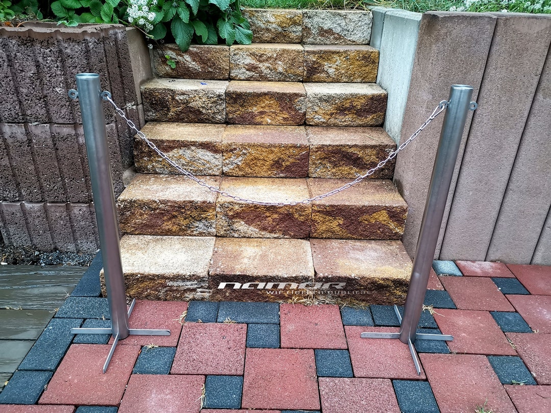 Stainless Steel Barrier Posts With Stand, Stainless Steel Locking Posts ...