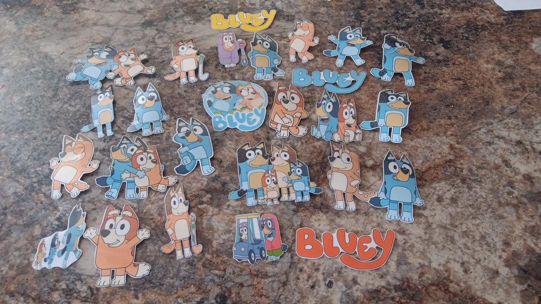 Bluey and Bingo Waterproof Decals/stickers - Etsy
