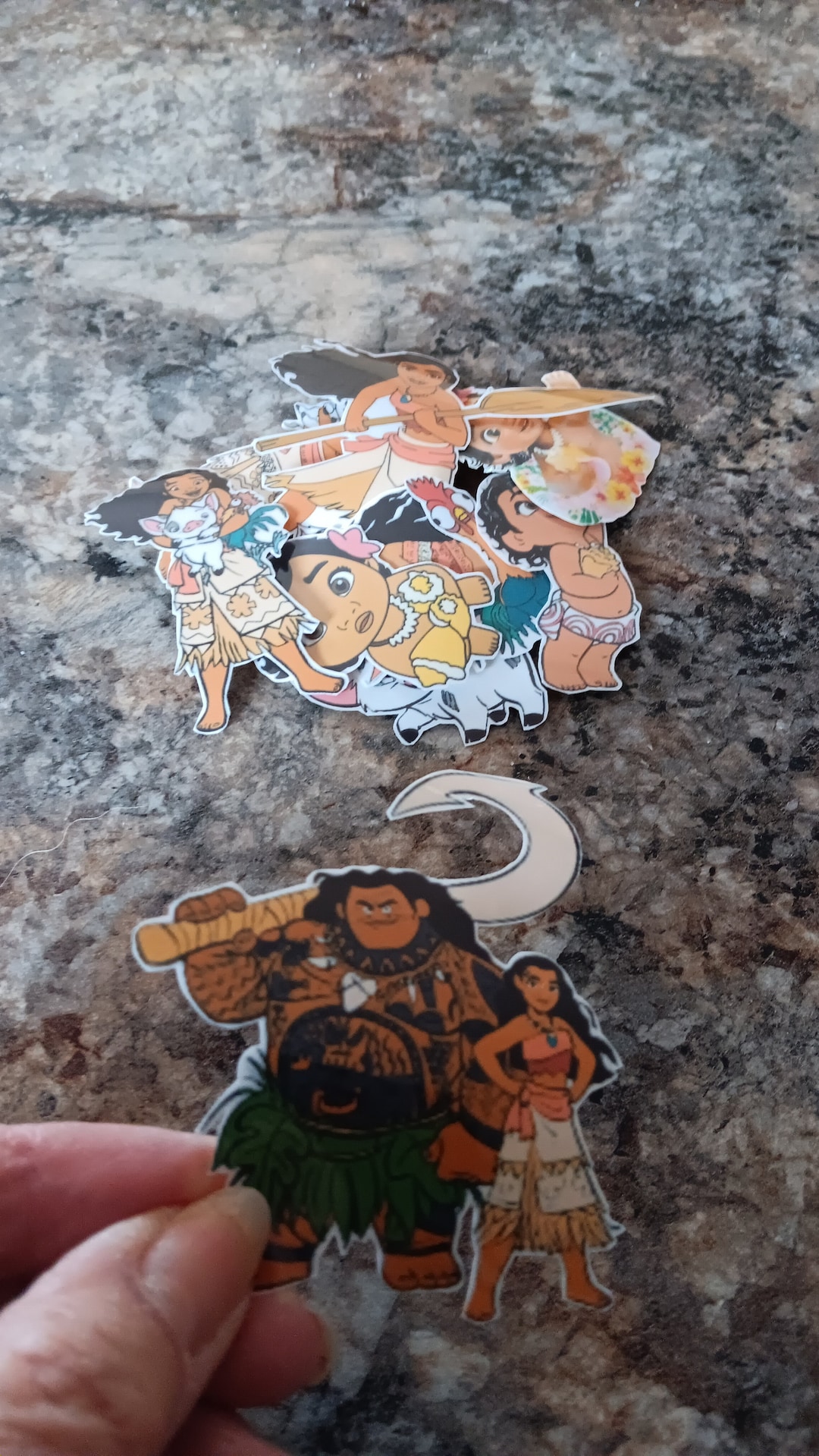 Moana Waterproof Stickers/decals - Etsy