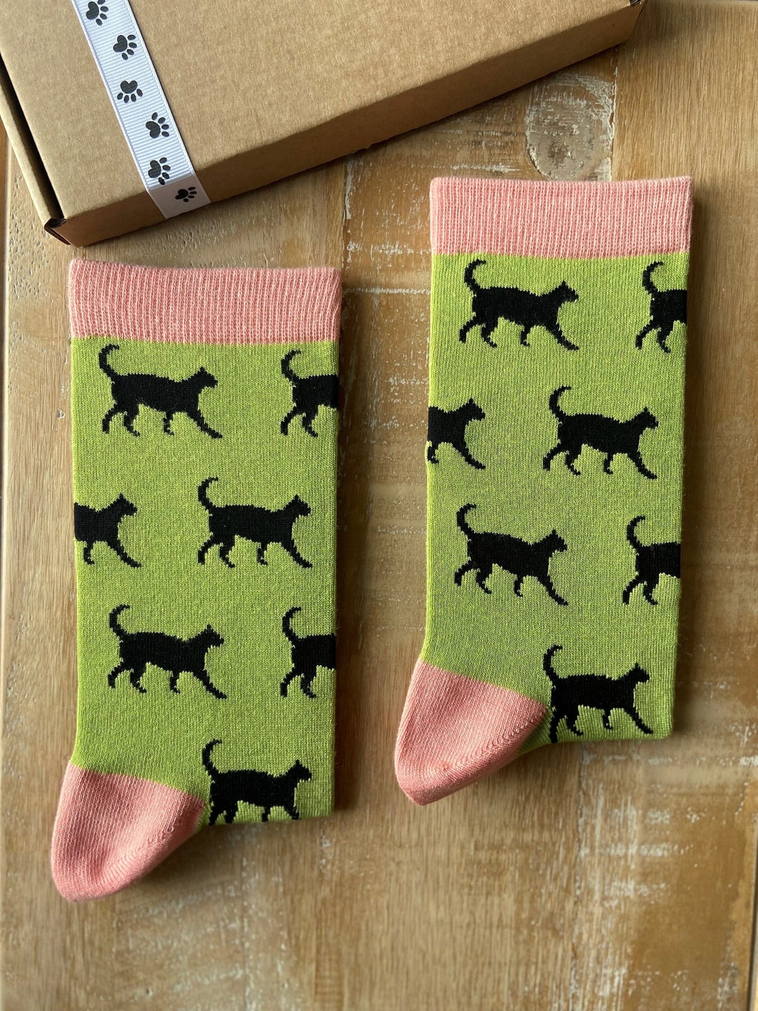 Cat Socks - Women's Bamboo Socks - Gift for Cat Lover - Gift Socks for ...