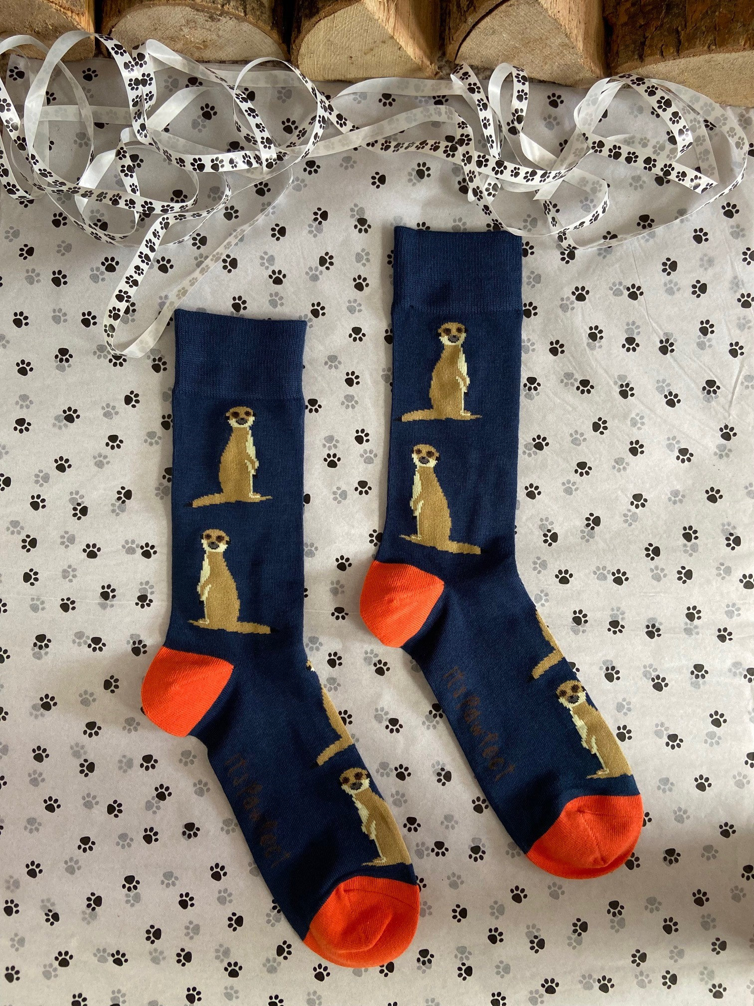 Meerkat Socks Men's Bamboo Socks Meerkat Lover Gift Gift Socks for Him ...