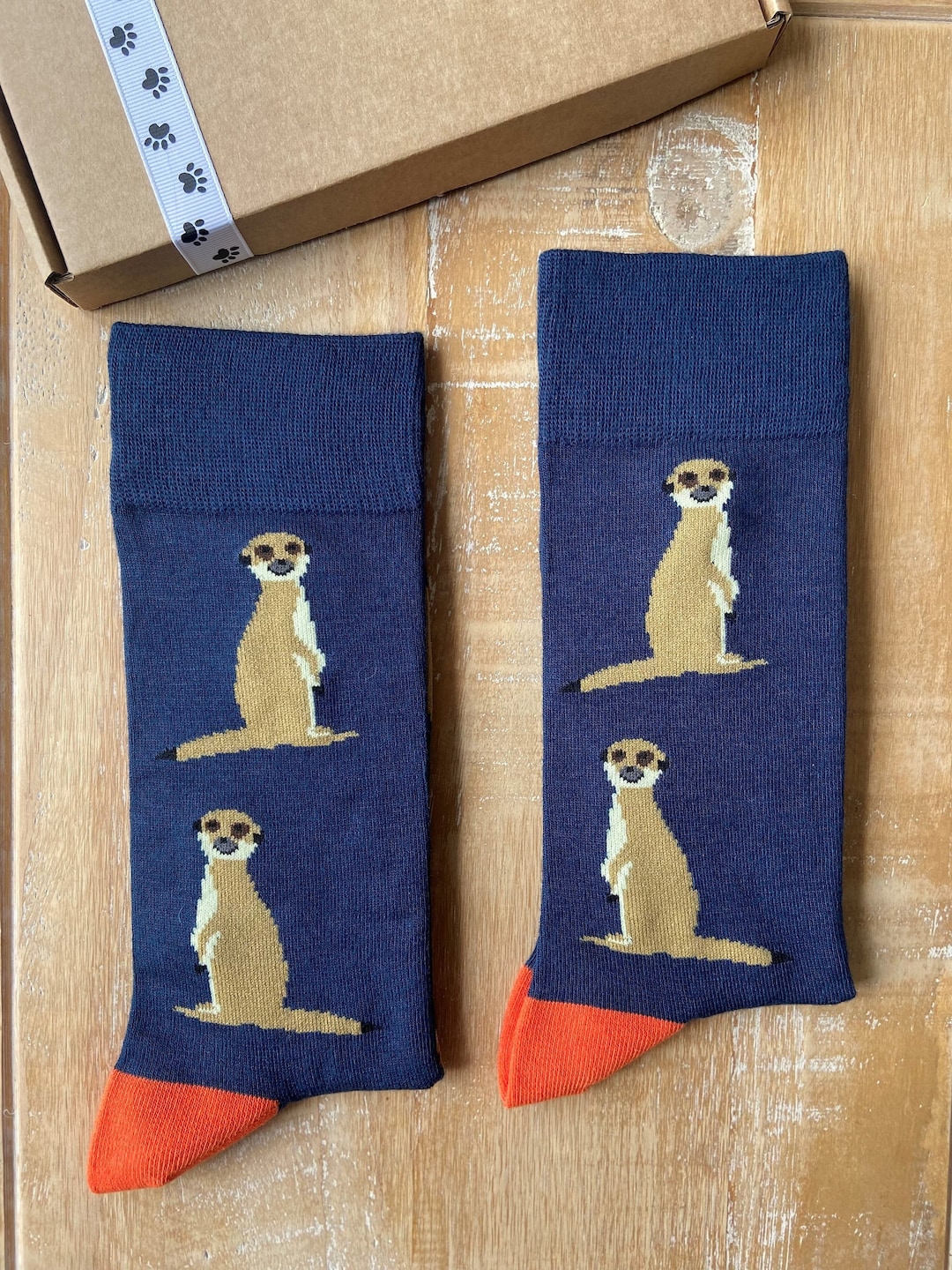 Meerkat Socks - Men's Bamboo Socks - Meerkat Lover Gift - Gift Socks ...