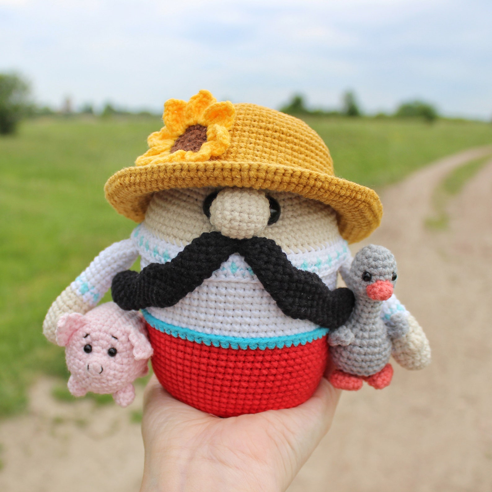 Amigurumi Pattern Ukrainian Crochet Gnome / Crochet Pattern - Etsy
