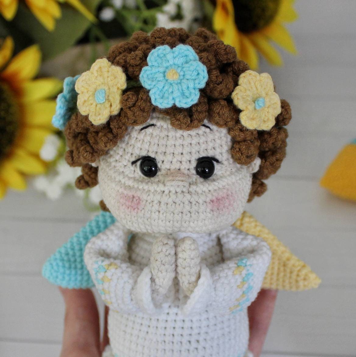 Amigurumi Pattern Crochet Ukraine Angel / Crochet Pattern Handmade ...