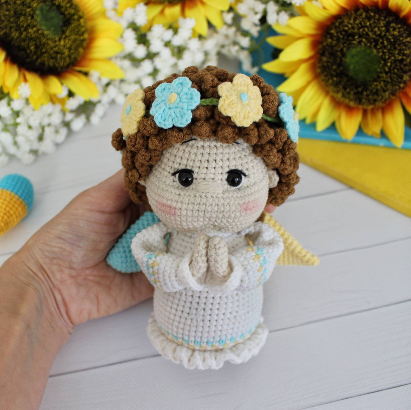 Amigurumi Pattern Crochet Ukraine Angel / Crochet Pattern Handmade ...