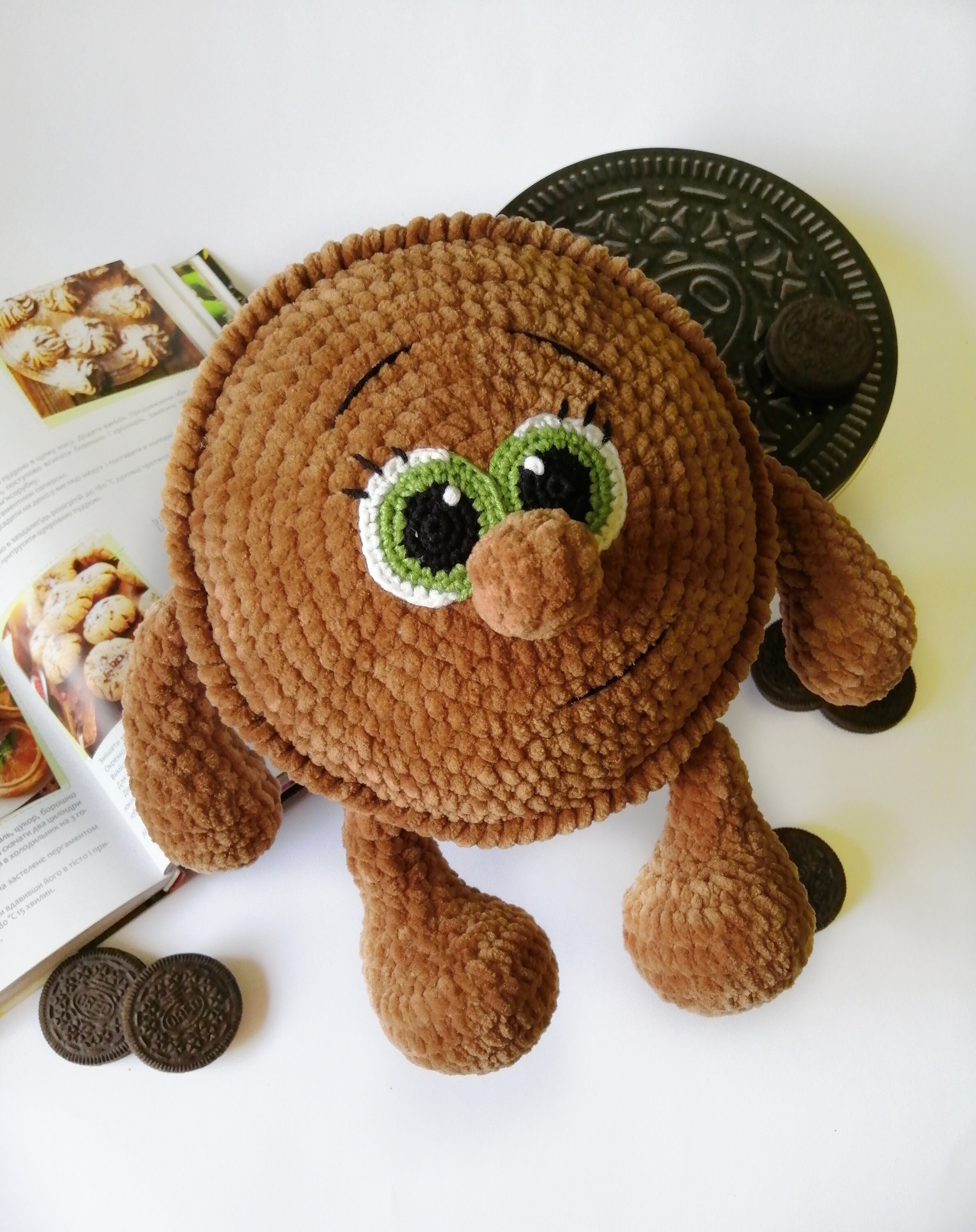 Amigurumi pattern crochet cookie / oreo cookie pdf pattern / | Etsy