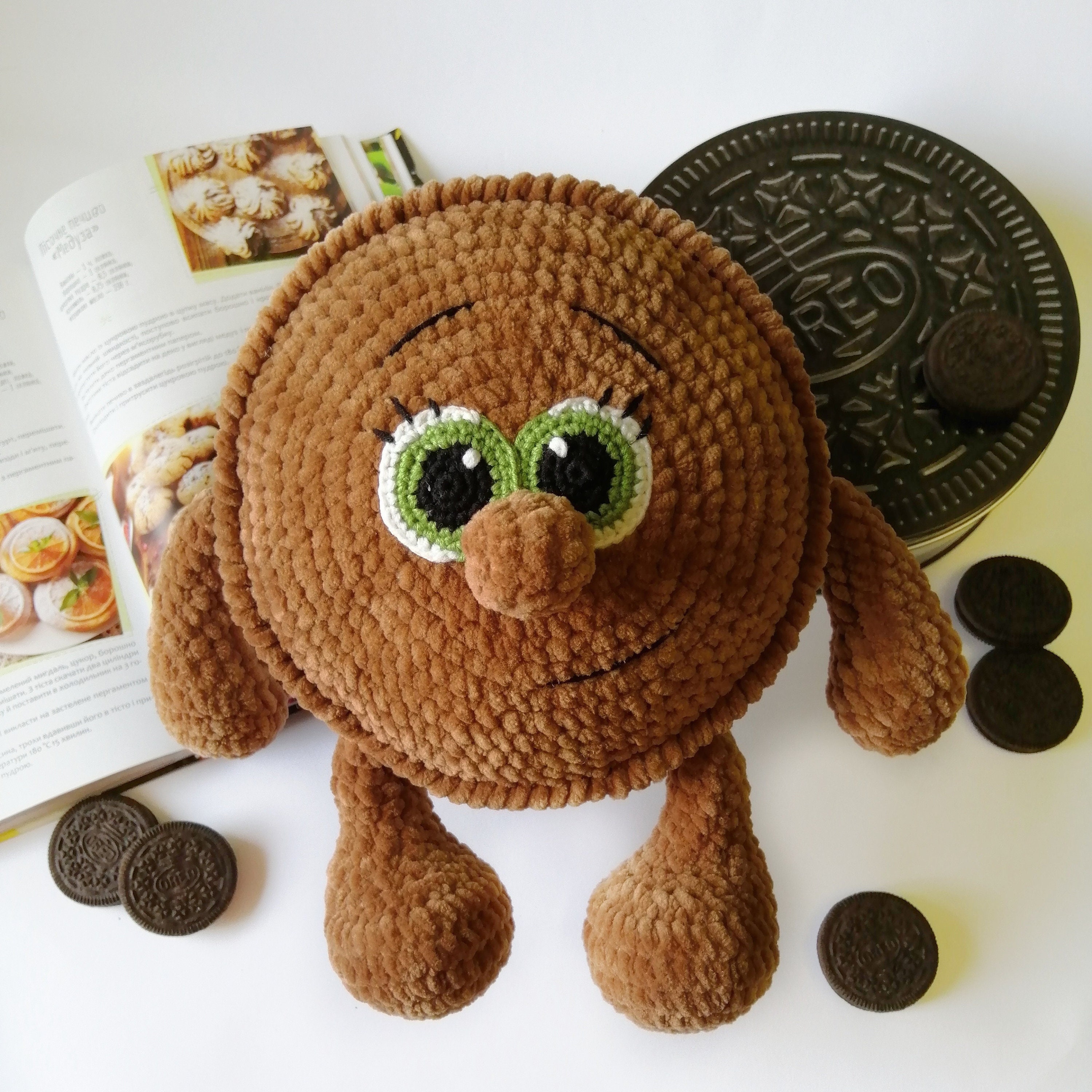 Amigurumi Pattern Crochet Cookie / Oreo Cookie Pdf Pattern / - Etsy UK