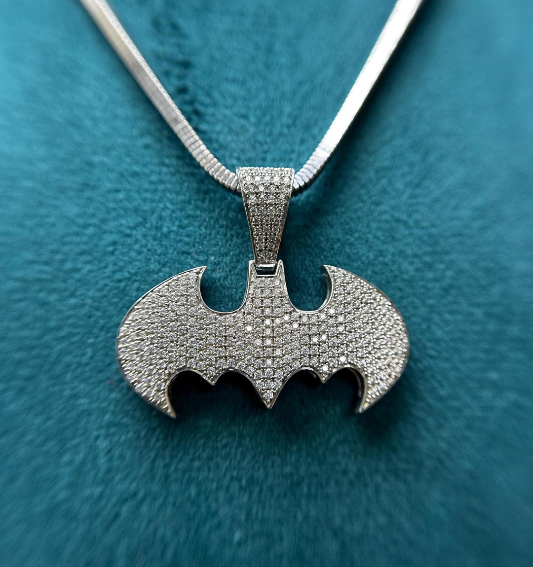 Bling Bling Hip Hop Pendant, Iced Out Bat Wing Pendant, Bat Inspired ...