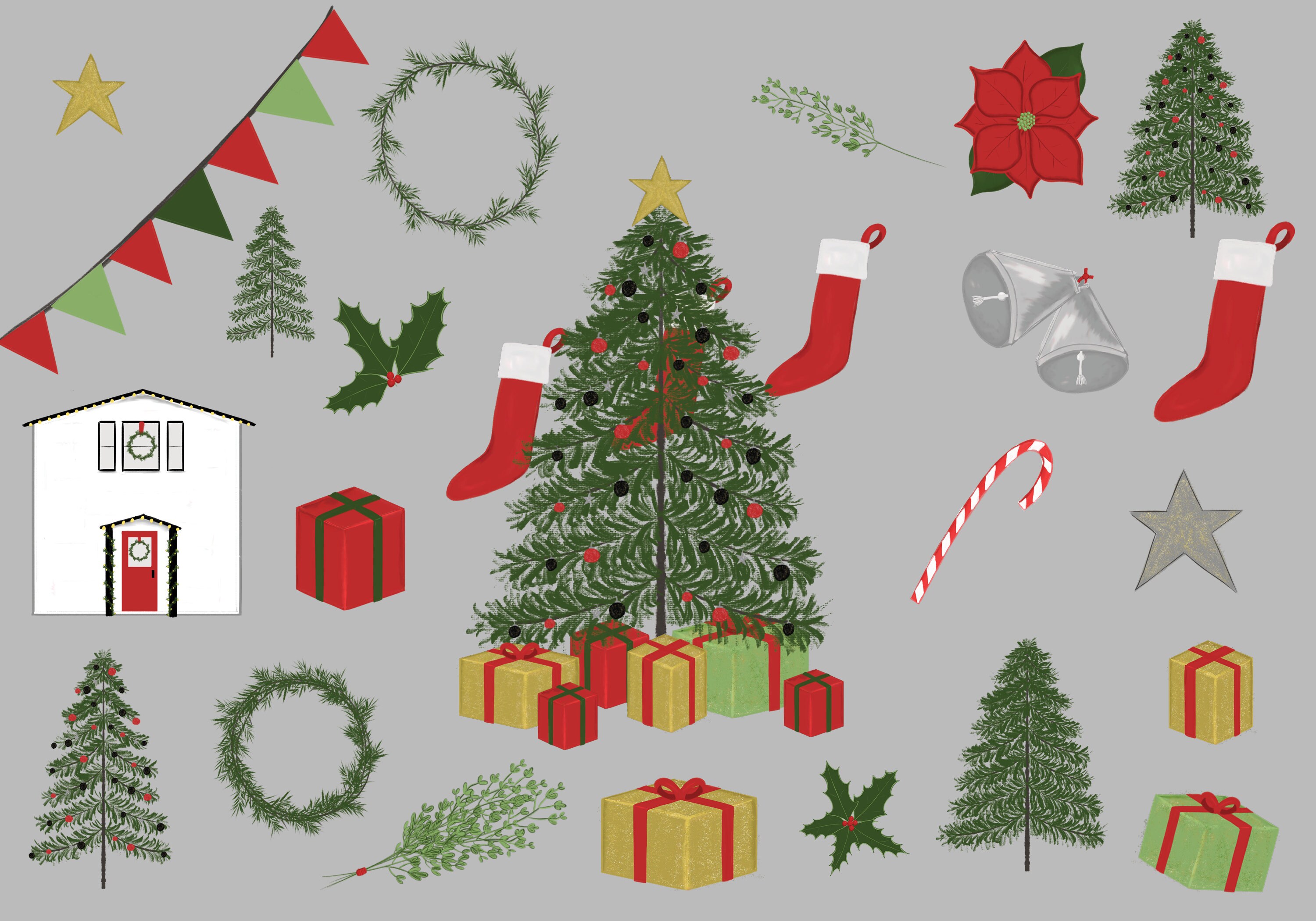 Christmas Tree Clipart | Christmas Clipart | Christmas Graphics ...