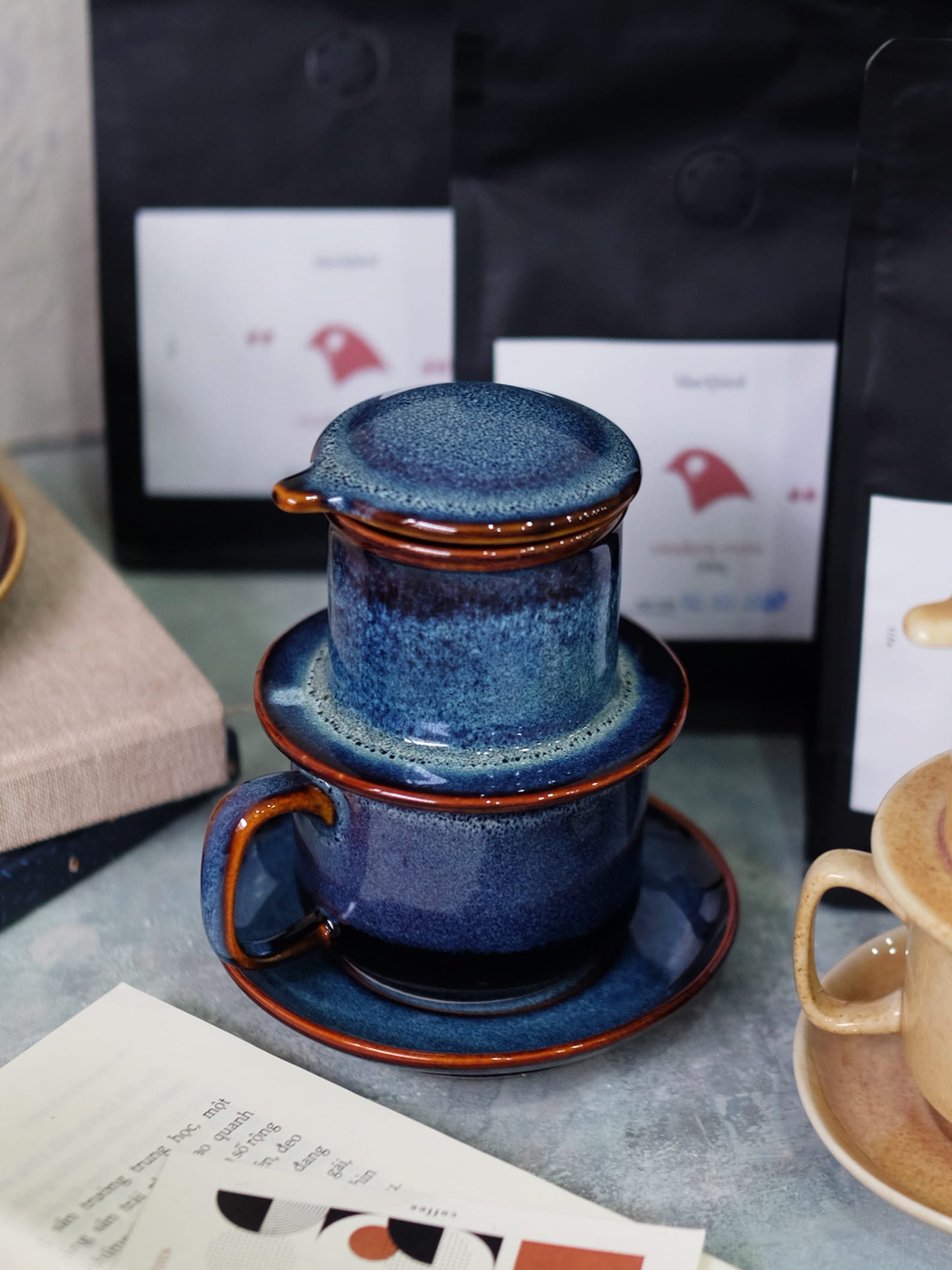 Ceramic Coffee Filter Set for Coffee Lover - Vietnamese Handmade ...