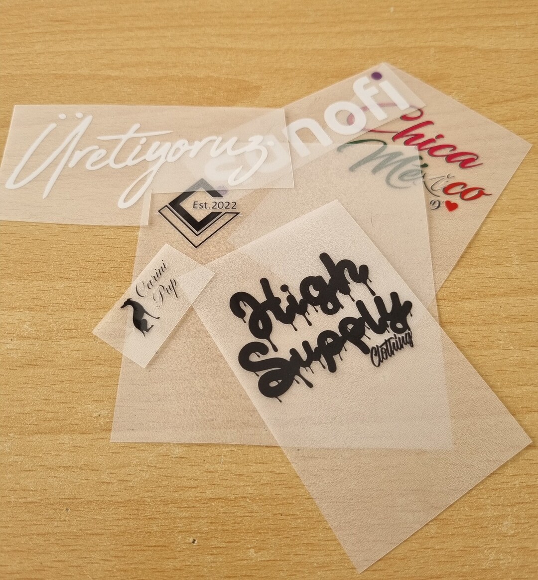 250 Pcs Iron on Labels, Heat Transfer Label, Custom Iron on Labels ...