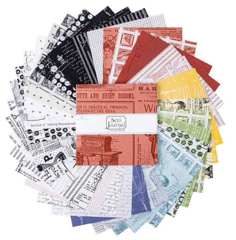 Sew Journal 42 Piece 10 Stacker layer Cake by J. Wecker Frisch for Riley Blake Fabrics 10 Inch ...