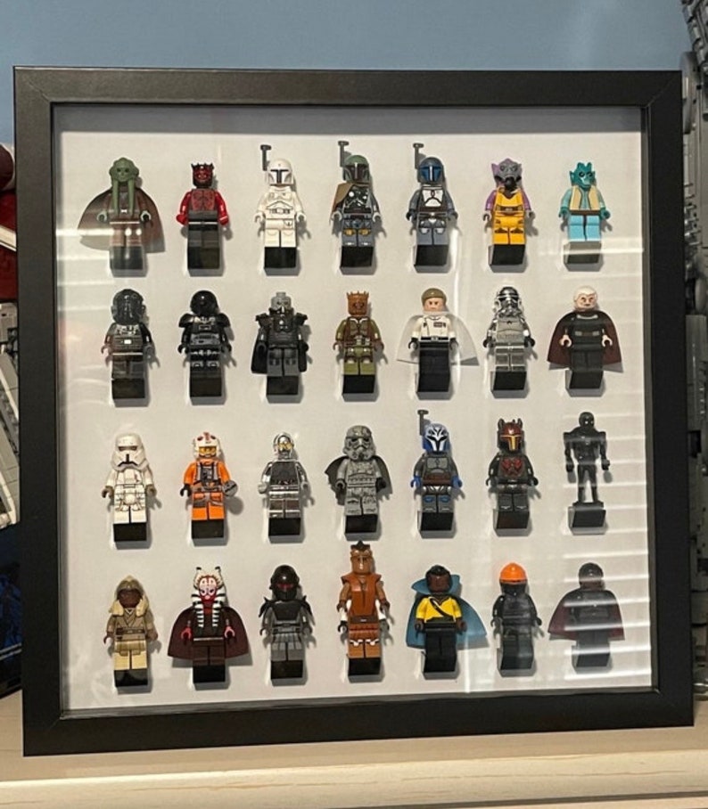 12x12in Display Case for Minifigures - Etsy
