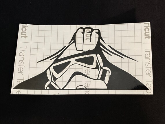 Stormtrooper Peeking Vinyl Decal | Etsy
