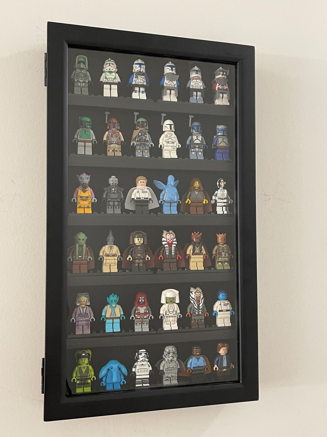 36 Minifigure Glass Display Case - Etsy