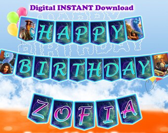 Raya Birthday Banner | Etsy