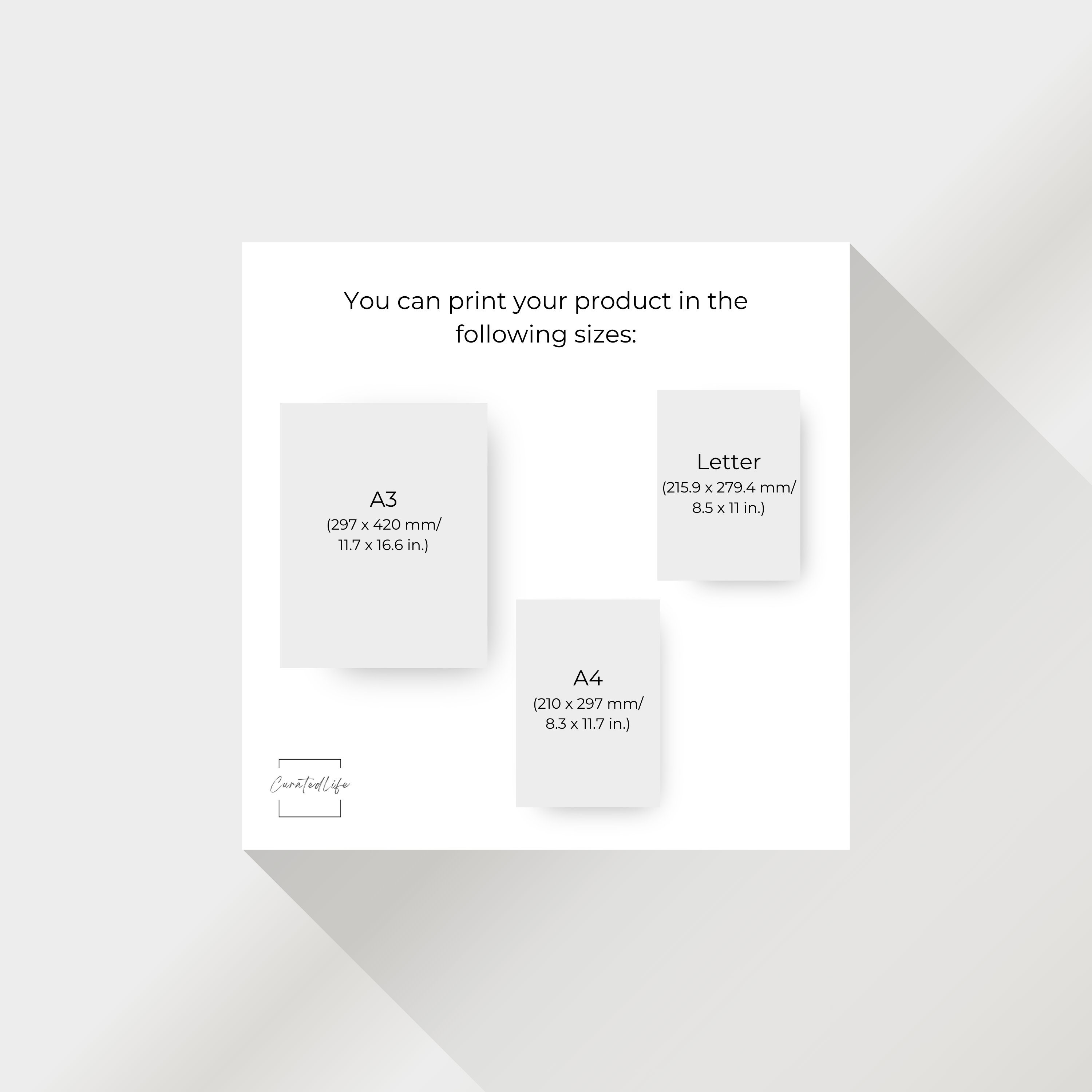 Printable 2024 Jumble Letter Calendar Digital Download Template - Etsy