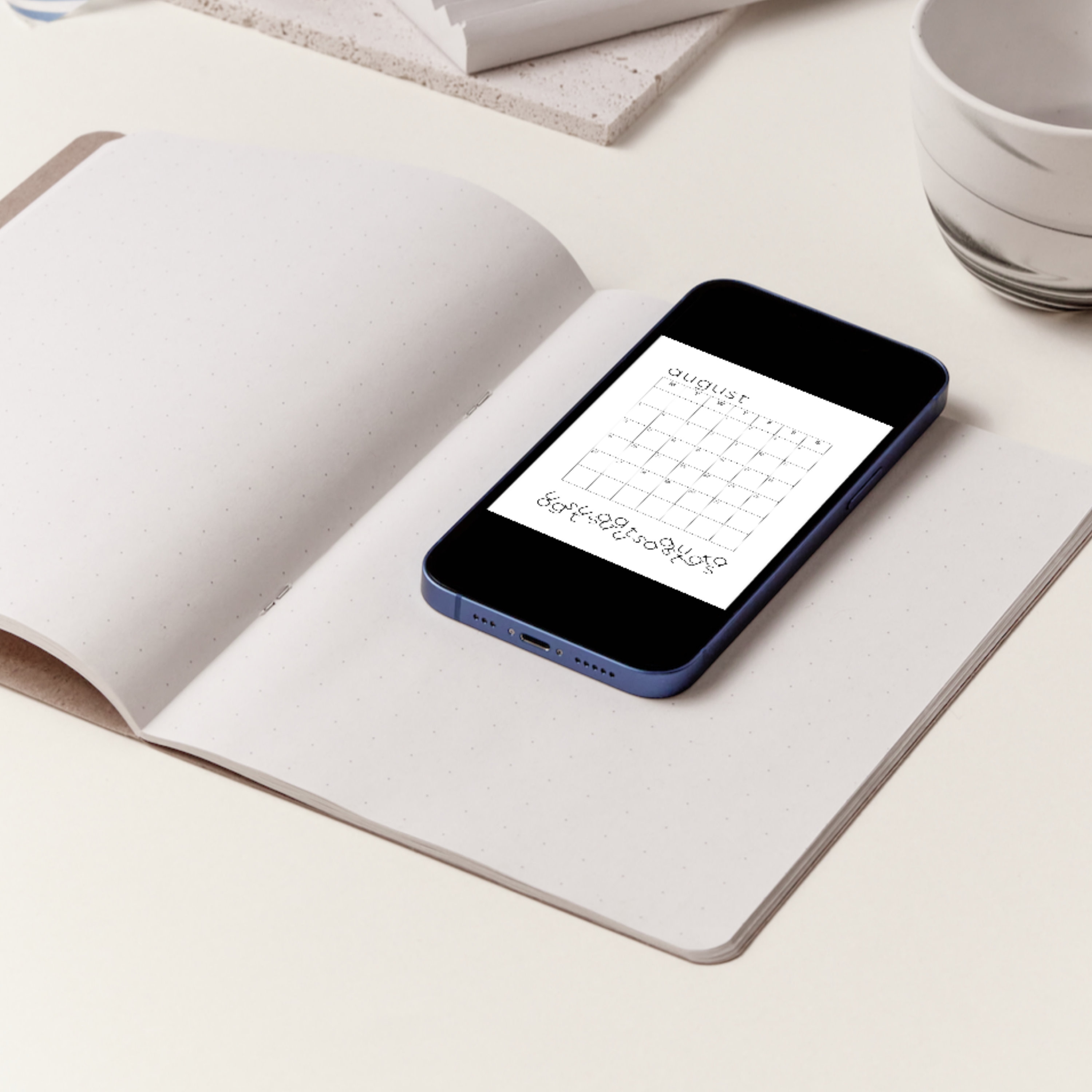 Printable 2024 Jumble Letter Calendar Digital Download Template - Etsy