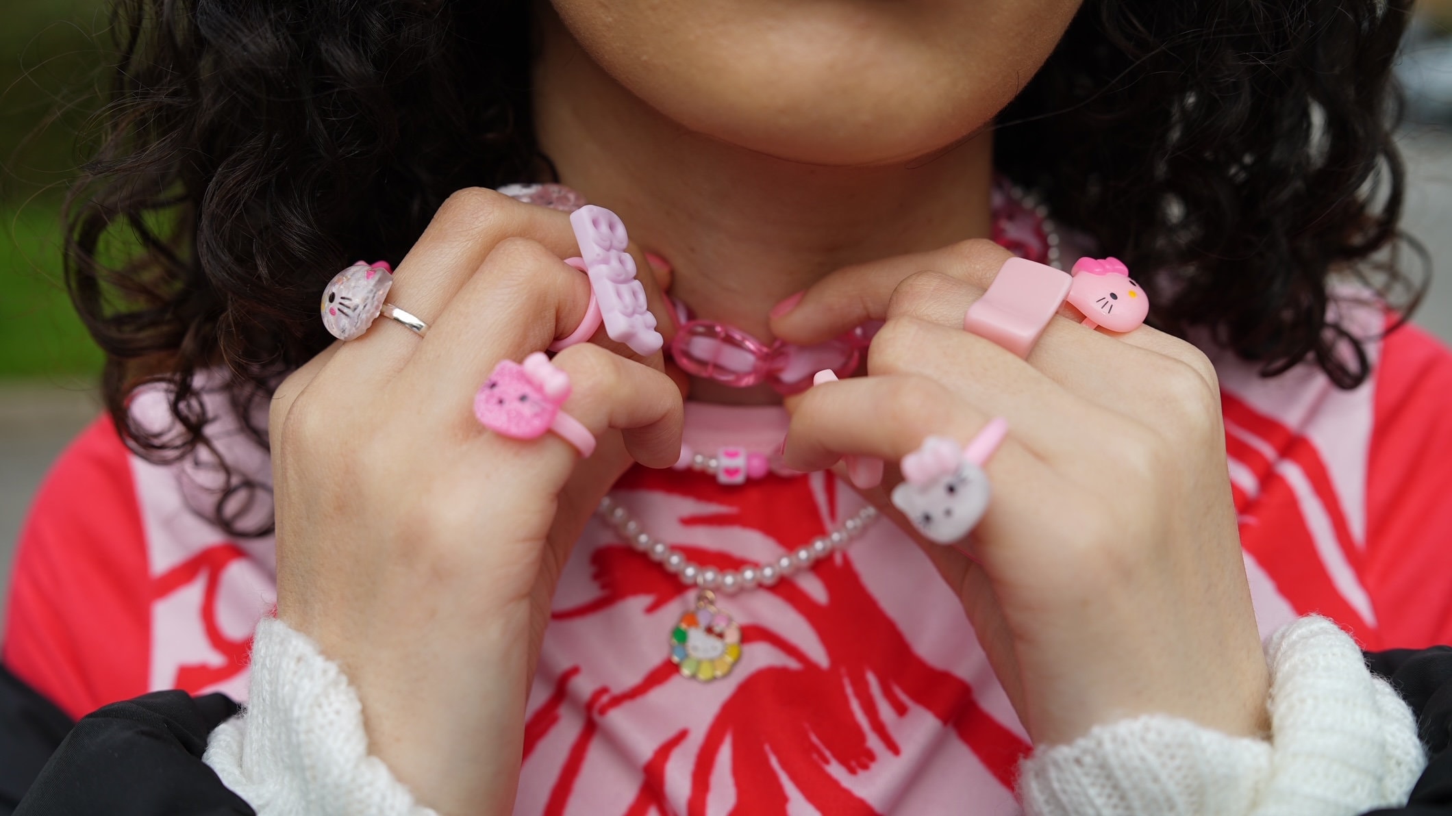 Colourful Kitty Rings, Rainbow, Kawaii Ring - Etsy