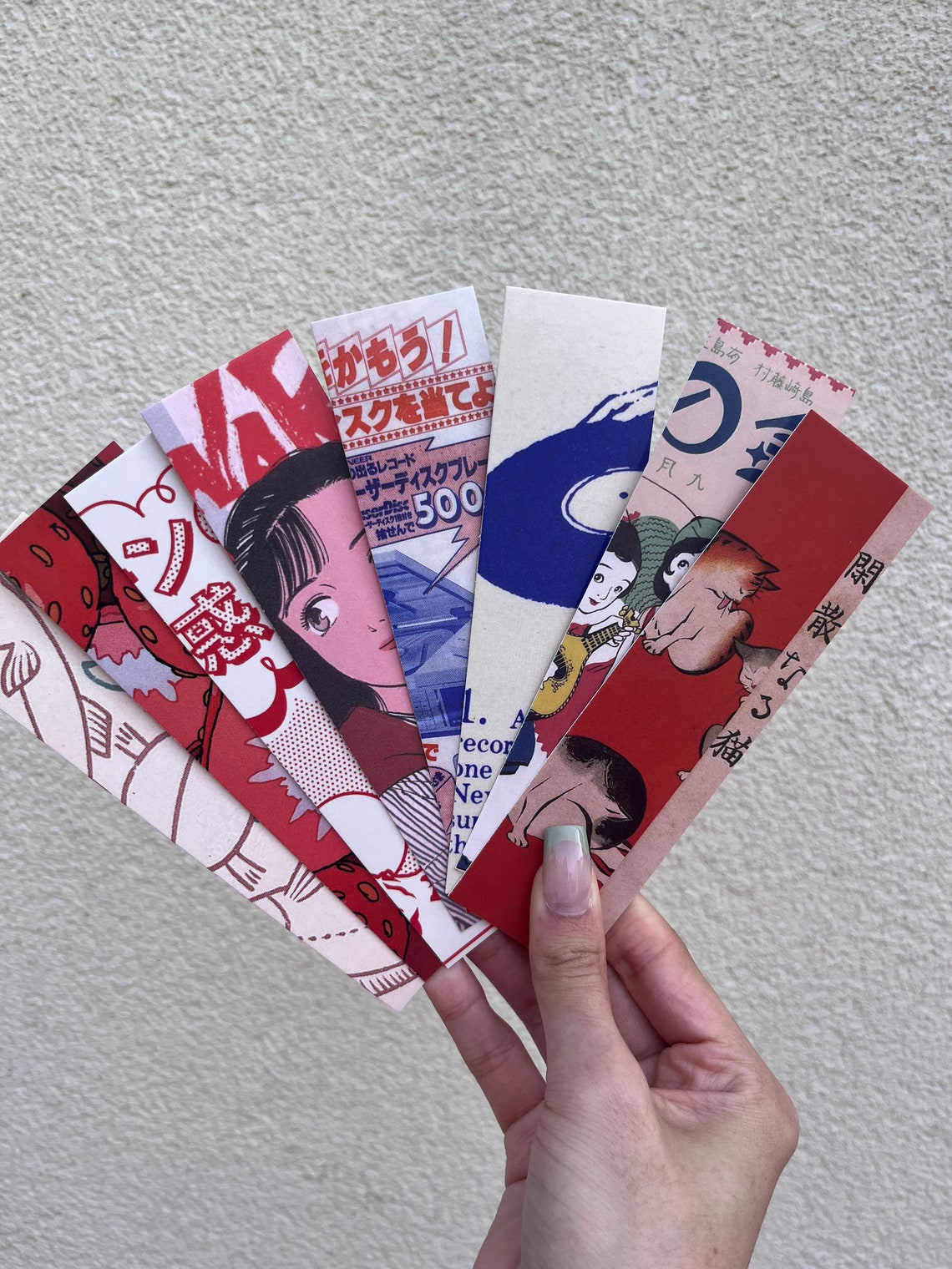 Japanese Design Themed Bookmarks / Photo Card / Desk or Wall - Etsy