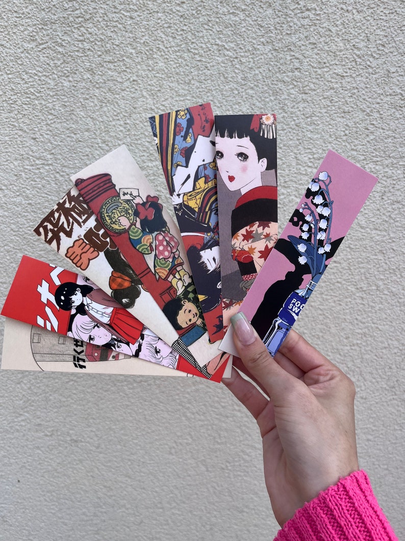 Japanese Design Themed Bookmarks / Photo Card / Wall Accessory - Etsy