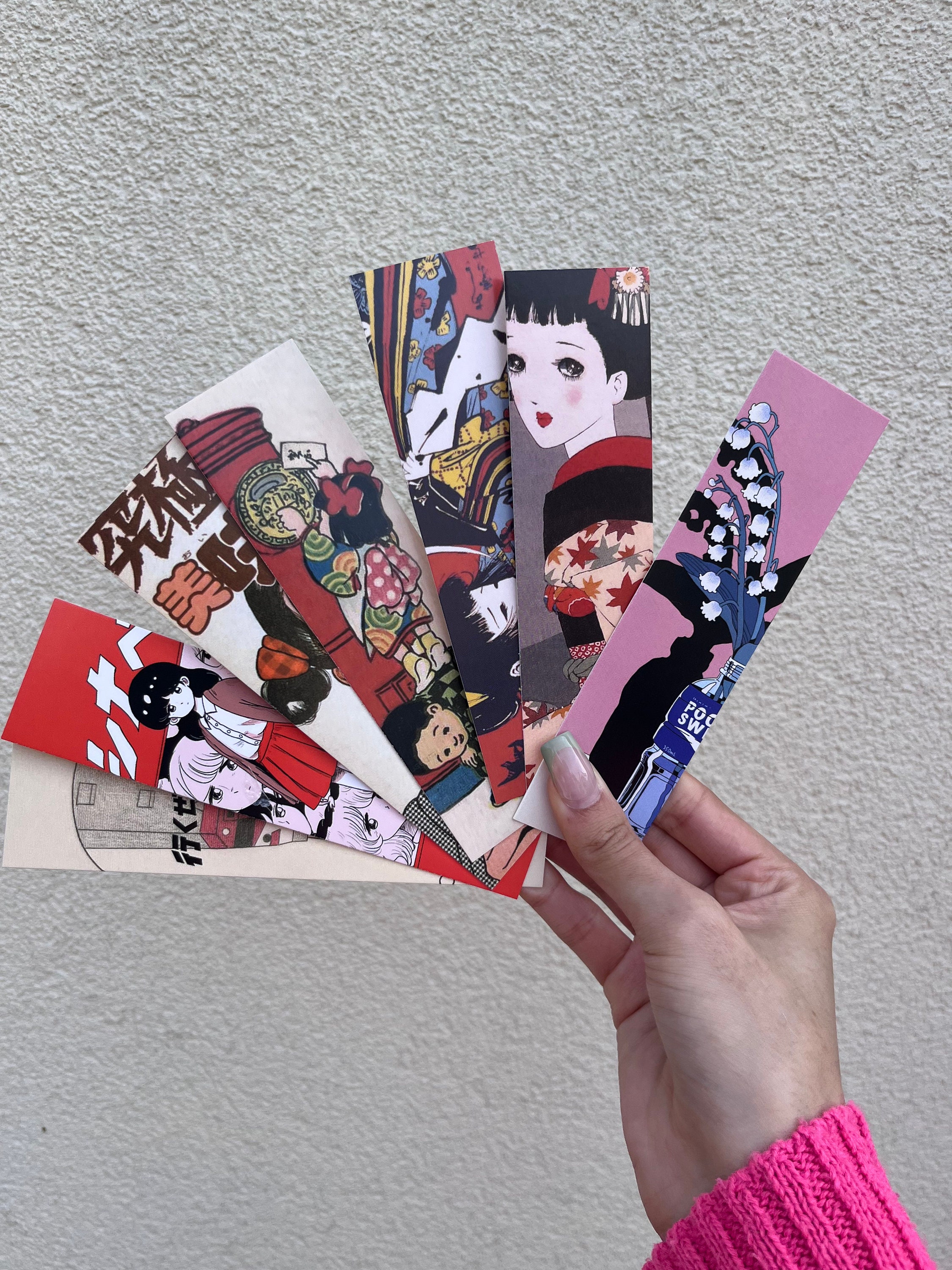 Japanese Design Themed Bookmarks / Photo Card / Desk or Wall - Etsy