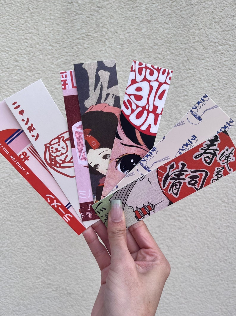 Japanese Design Themed Bookmarks / Photo Card / Wall Accessory - Etsy