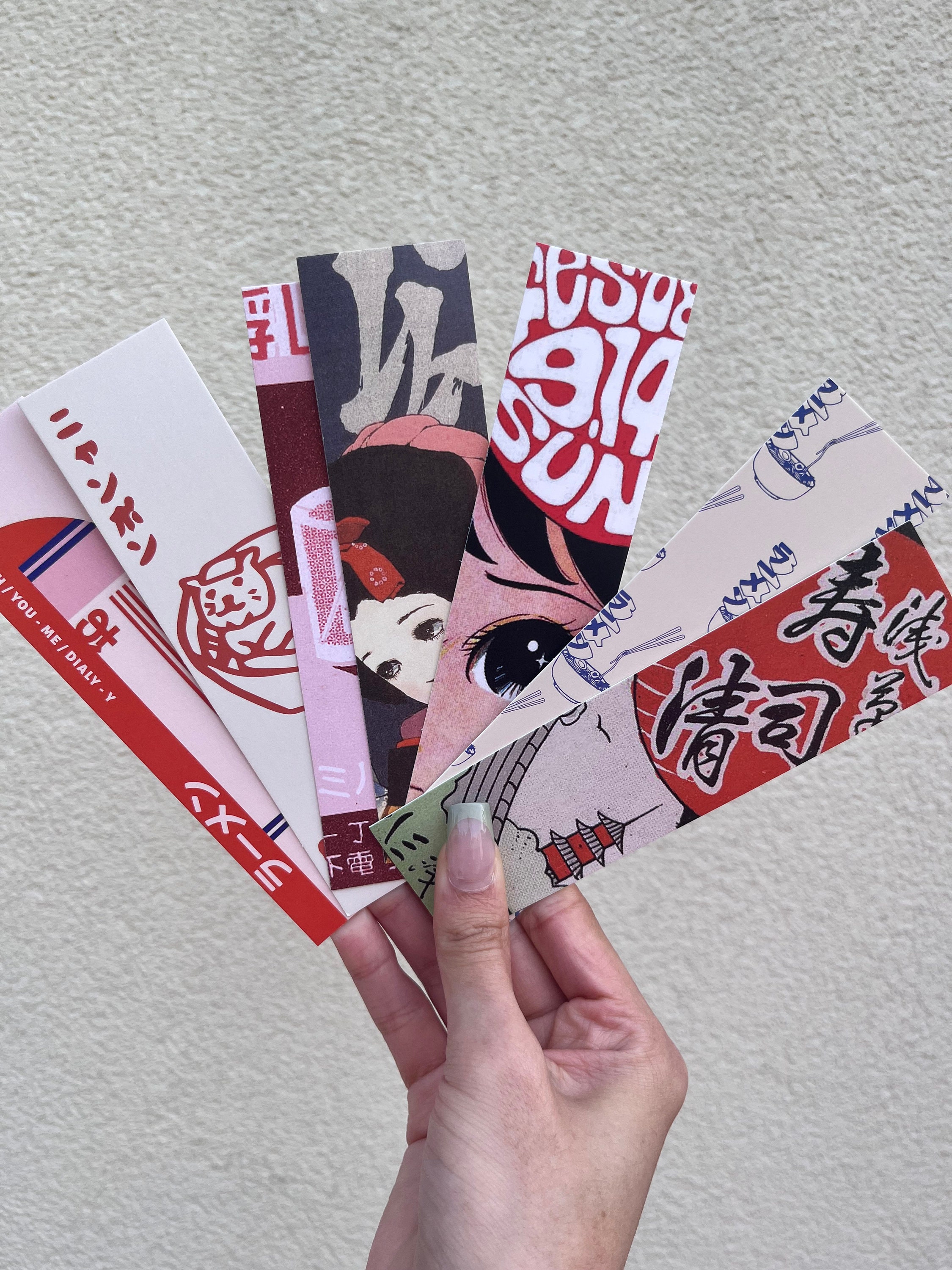Japanese Design Themed Bookmarks / Photo Card / Desk or Wall - Etsy