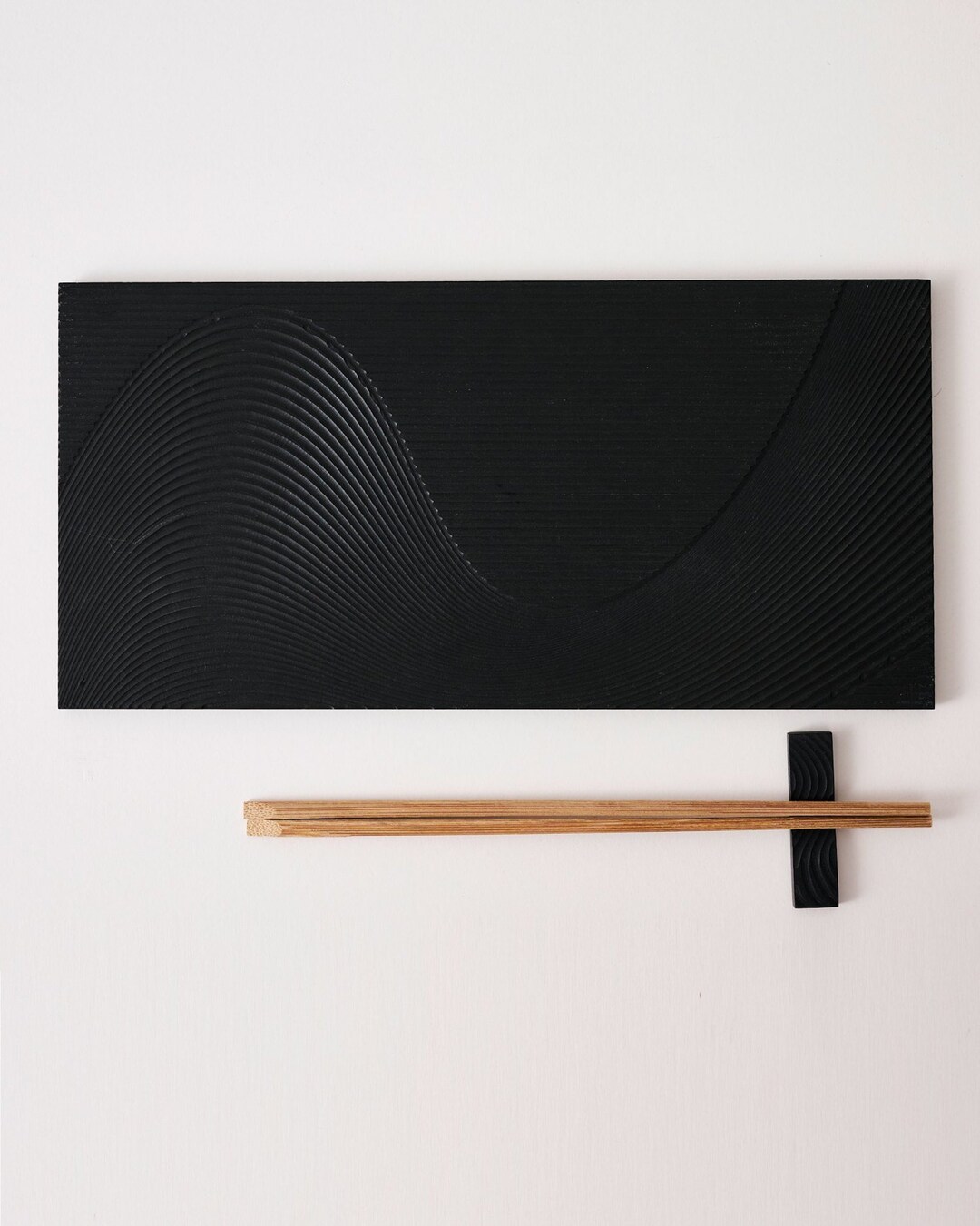Handcrafted Black Rectangle Plate | Sushi Plate | Japanese Plate ...