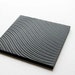 Authentic Square Black Japanese Coasters Pair. Crafted From Recycled ...