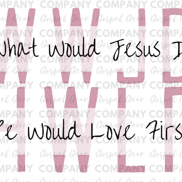 Wwjd Svg File - Etsy