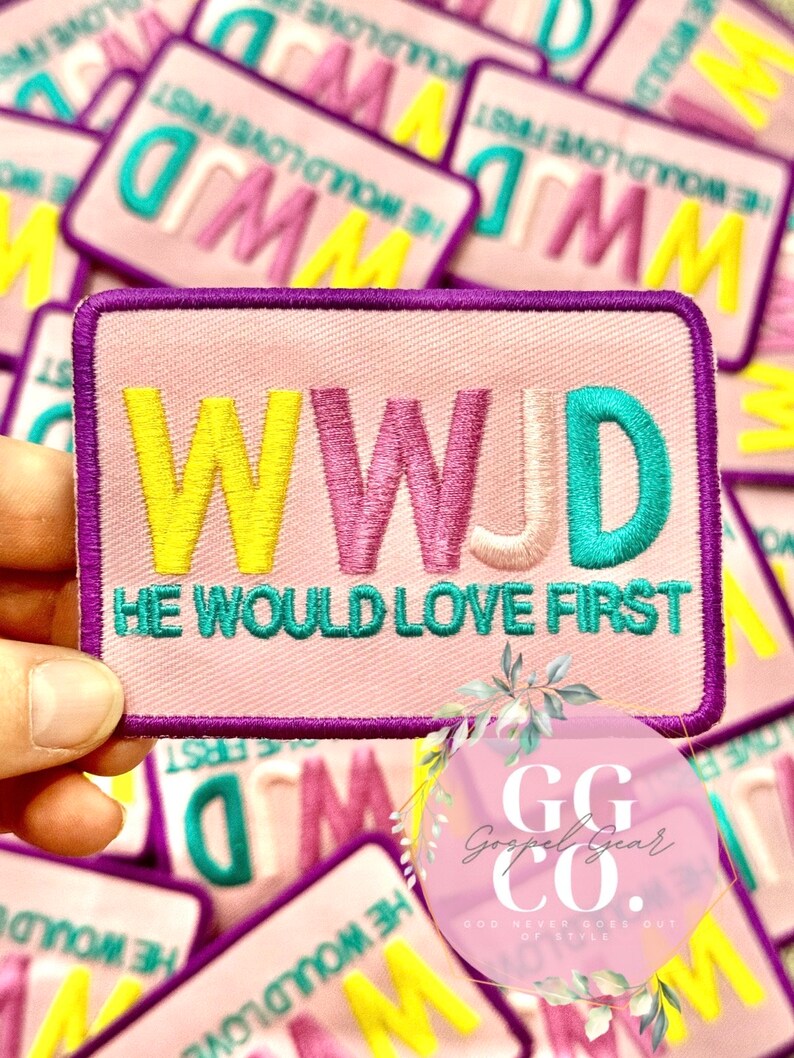 What Would Jesus Do WWJD Patch, Christian Hat Patch, Embroidered Patch ...