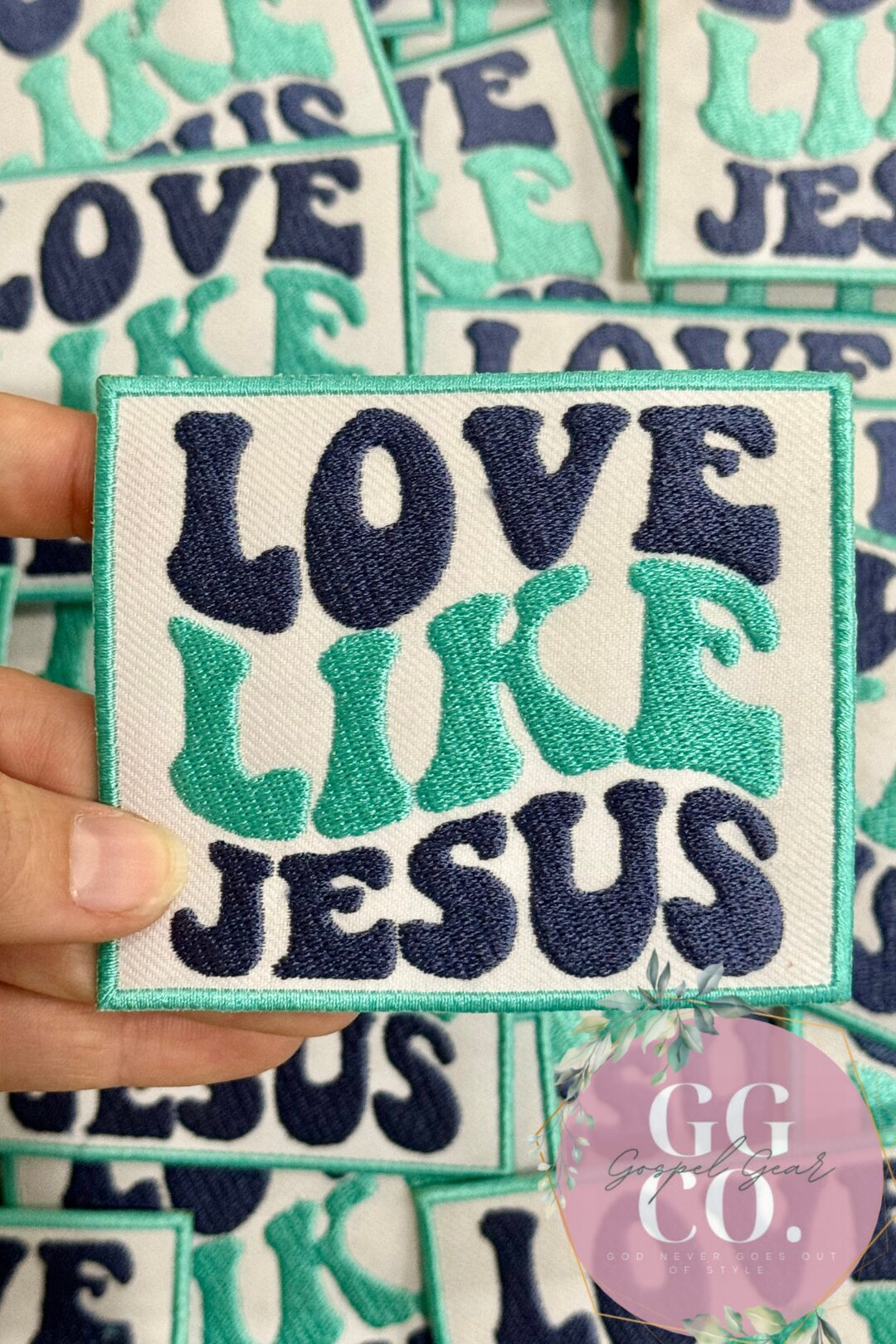 Love Like Jesus Patch, Christian Hat Patch, Embroidered Patch, Trucker ...