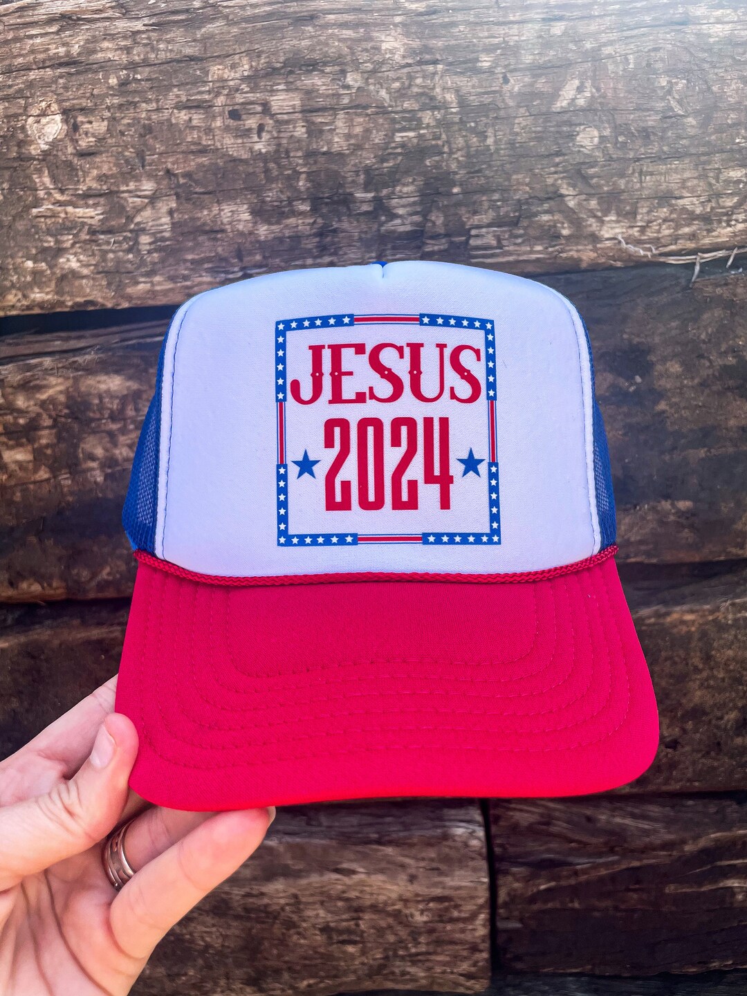 Christian Foam Trucker Hat, Jesus 2024 Trucker Hat, Foam Mesh Cap ...