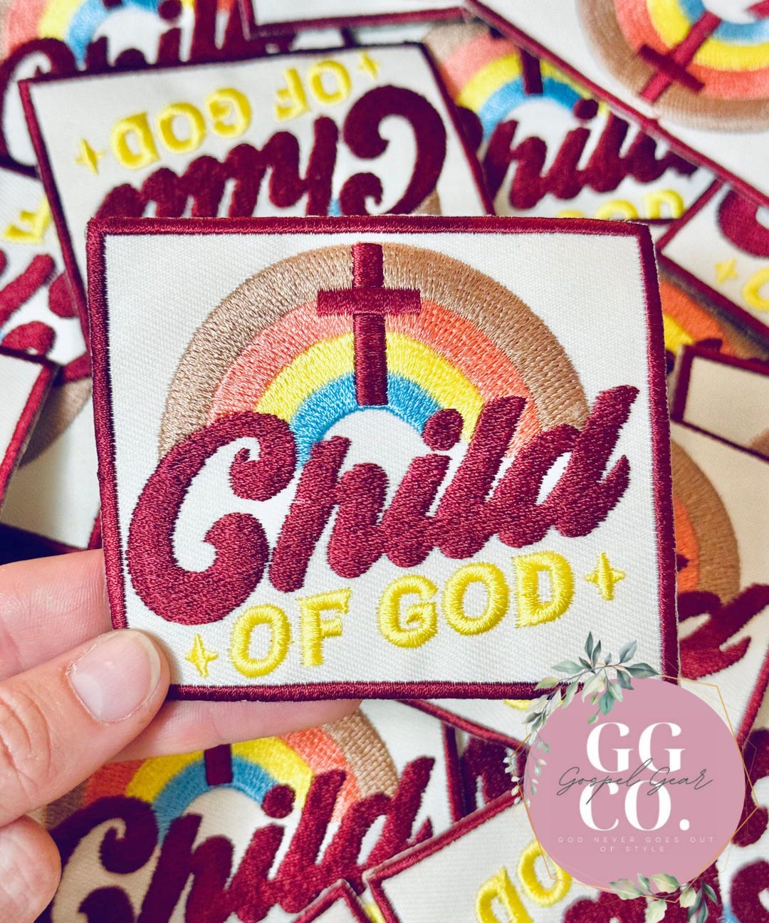 Child of God Patch, Christian Hat Patch, Embroidered Patch, Trucker Hat ...