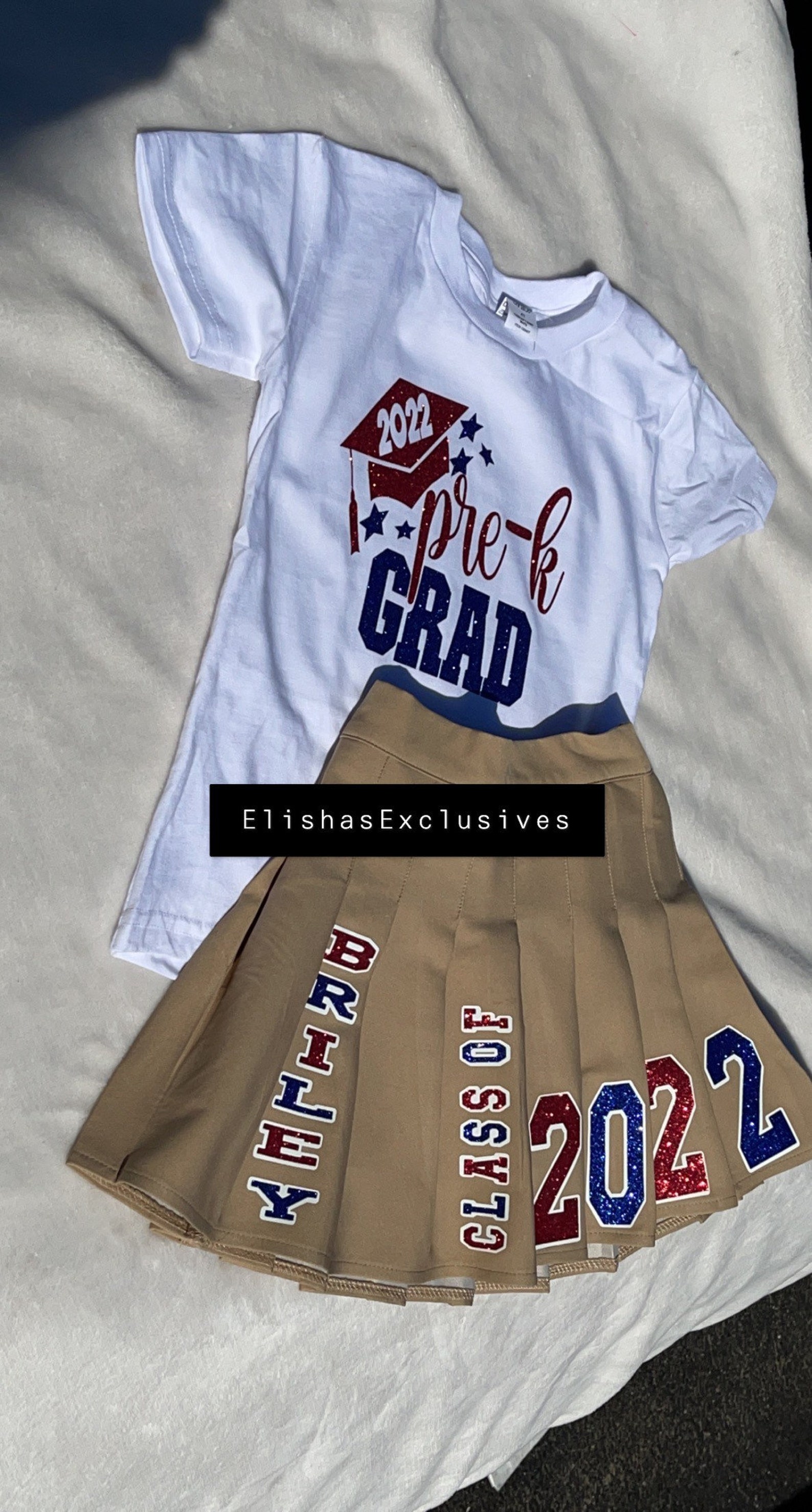 Pre K or Kindergarten Graduation Outfit Set - Etsy