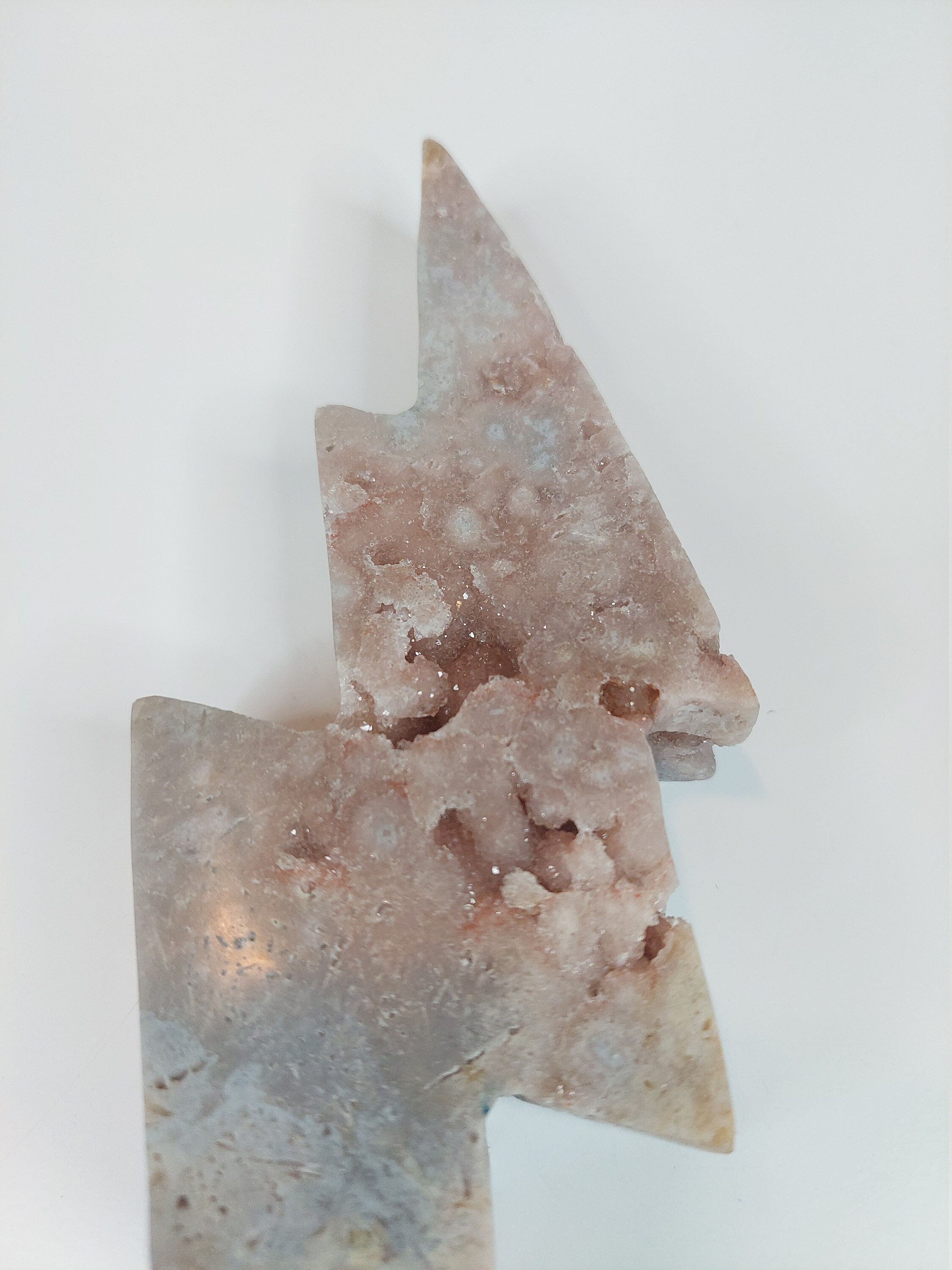 Pink Amethyst Lightning Bolt Rose Amethyst Lightning Bolt | Etsy