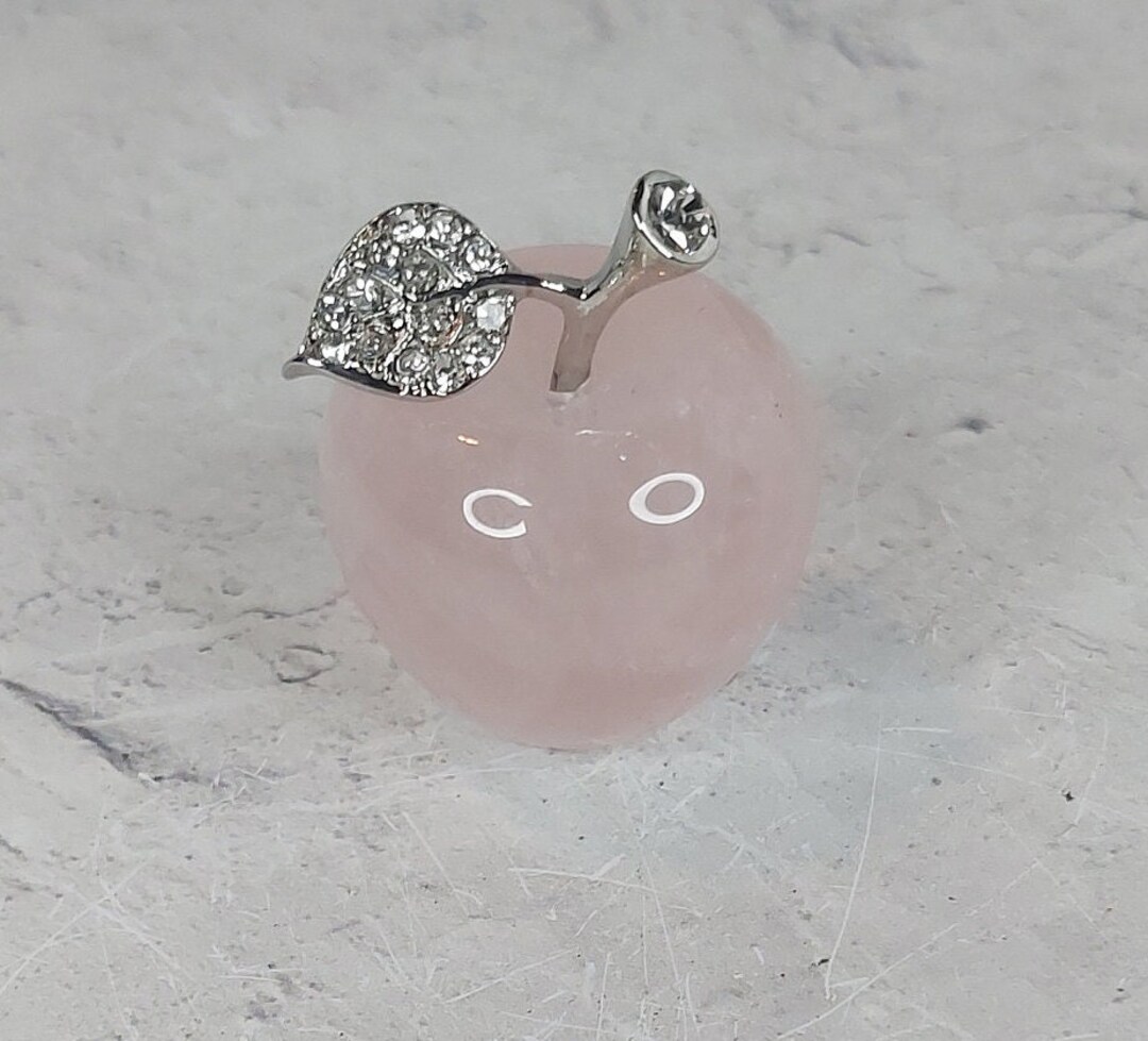 Rose Quartz Apple - Etsy
