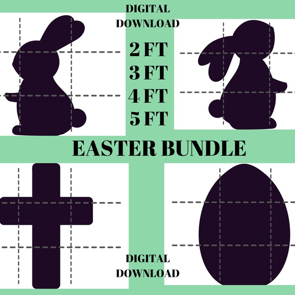 Rabbit Mosaic - Etsy