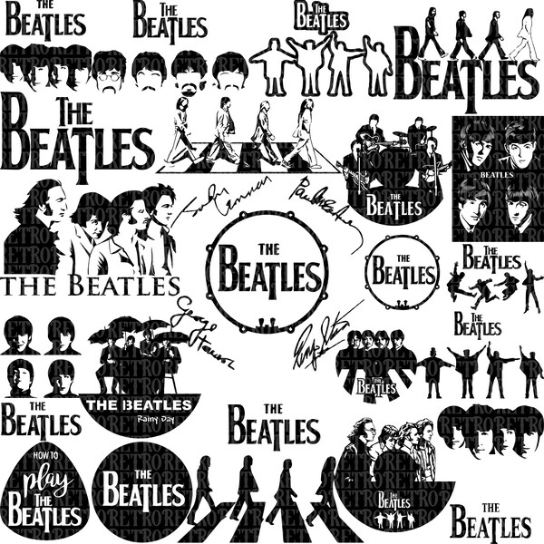 The Beatles Svg - Etsy