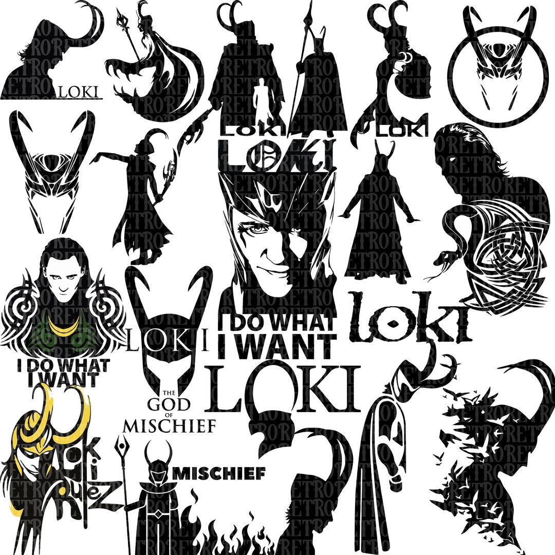 Loki SVG Bundle Svg-Png-Pdf, Cut File For Cricut, High Quality SVG ...