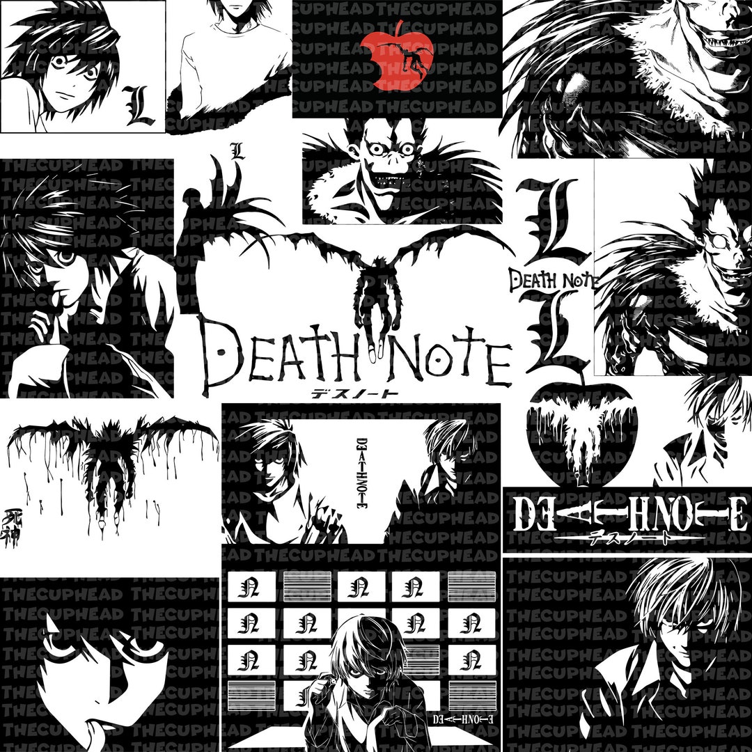 Death Note SVG Bundle Death Note Anime SVG Svg-png-pdf - Etsy