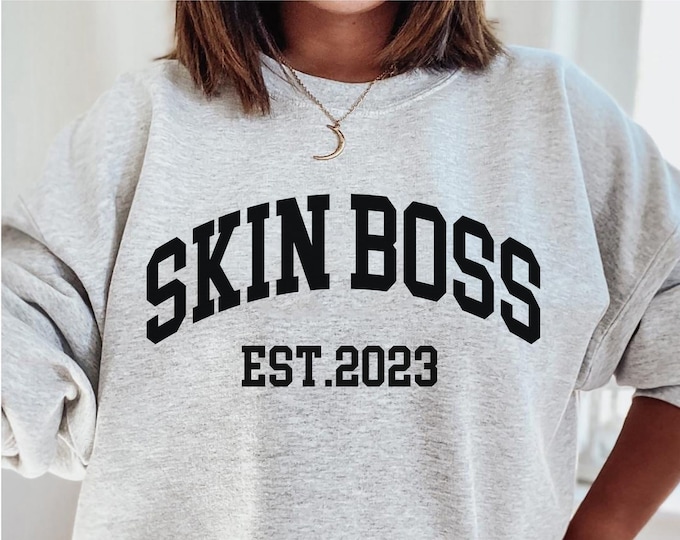 Skin Boss Shirt Esthetician T Shirt Esthetician Shirt - Etsy