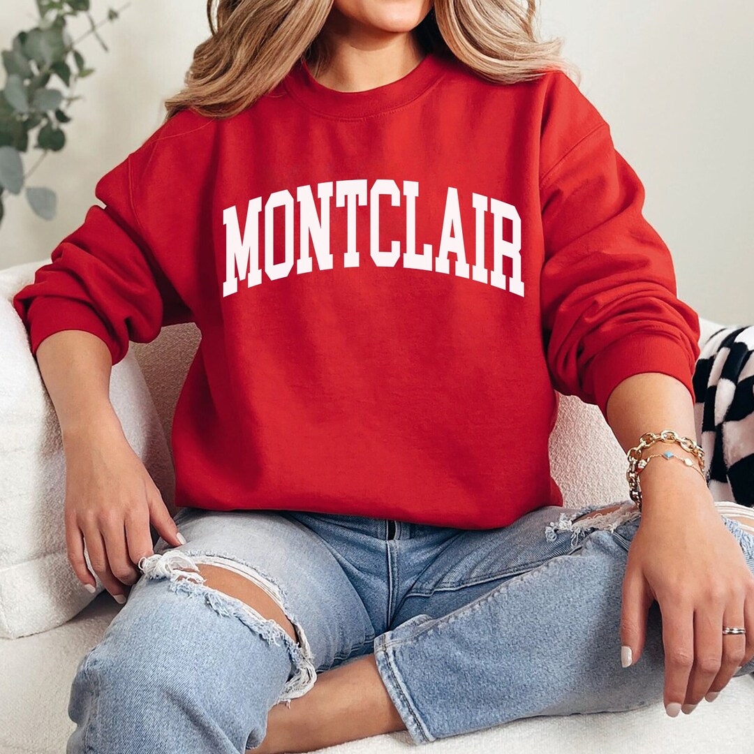 Montclair State Sweatshirt, Montclair Nj, New Jersey Sweater, College ...