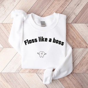 Dental Hoodies and Sweaters, Dental Assistant Sweatshirt, Dentist Long ...