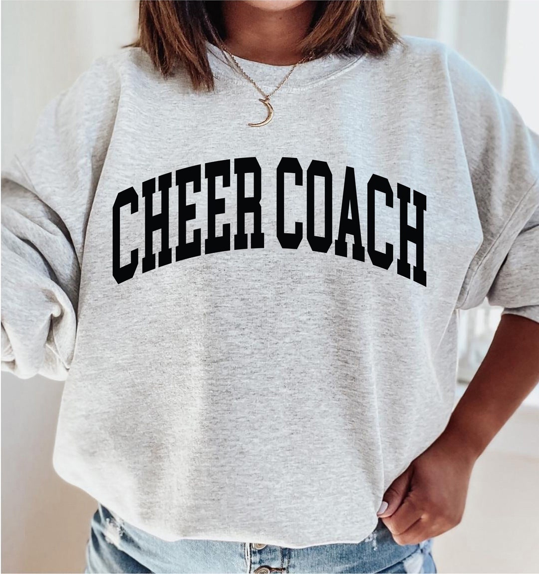 Cheer Coach Shirt, Retro Cheerleading Shirt, Game Day Cheer Hoodie ...