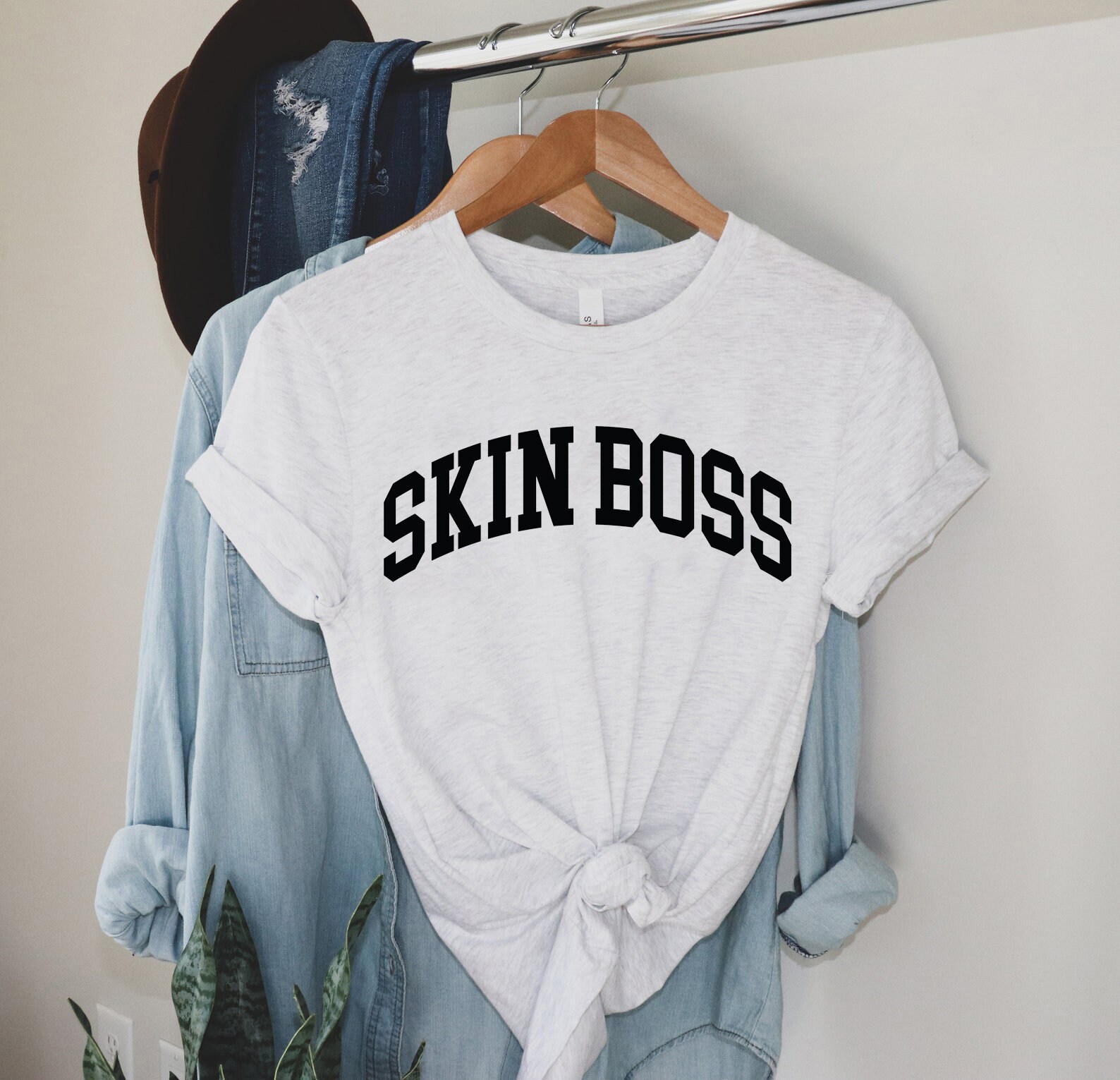Skin Boss Shirt Esthetician T Shirt Esthetician Shirt - Etsy
