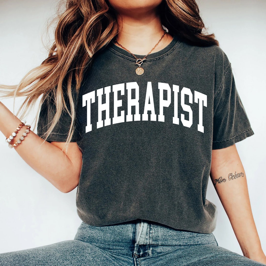 Comfort Colors Therapist Shirt Therapy Tshirt Counselor Shiirt Mental ...