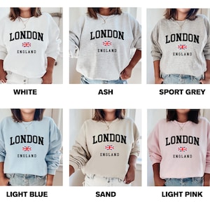 London Sweatshirt, London England Shirt, London UK Gift, Cute London ...