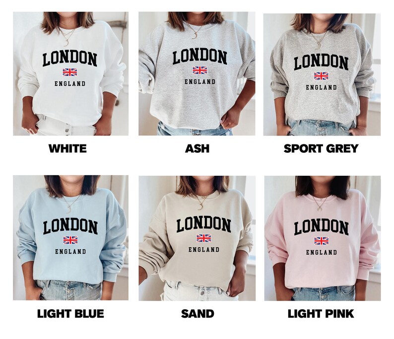 London Sweatshirt, London England Shirt, London UK Gift, Cute London ...